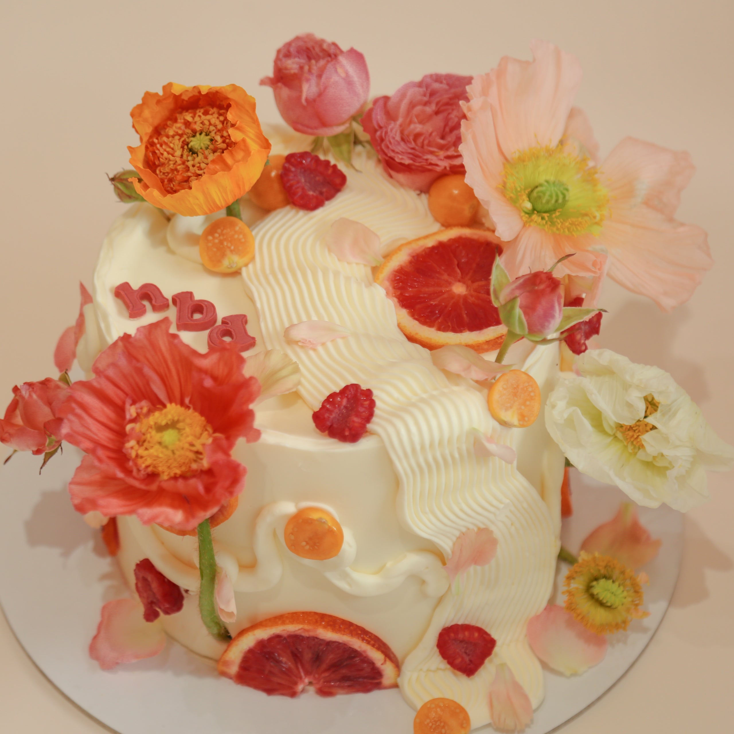 Abstract Garden Cake – Shop Wild Rose Cakes