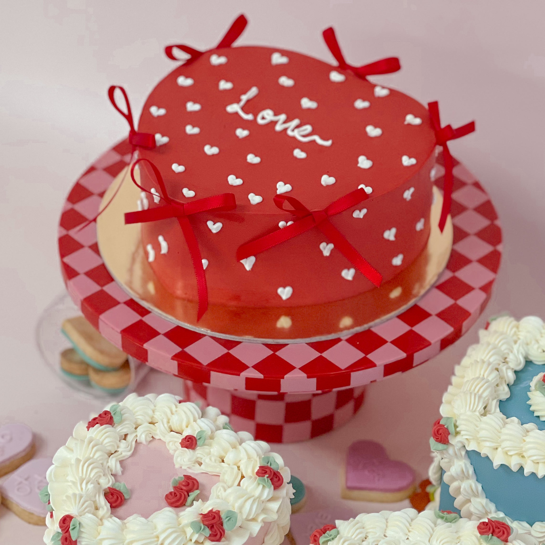 Hearts on Hearts Cake – Shop Wild Rose Cakes