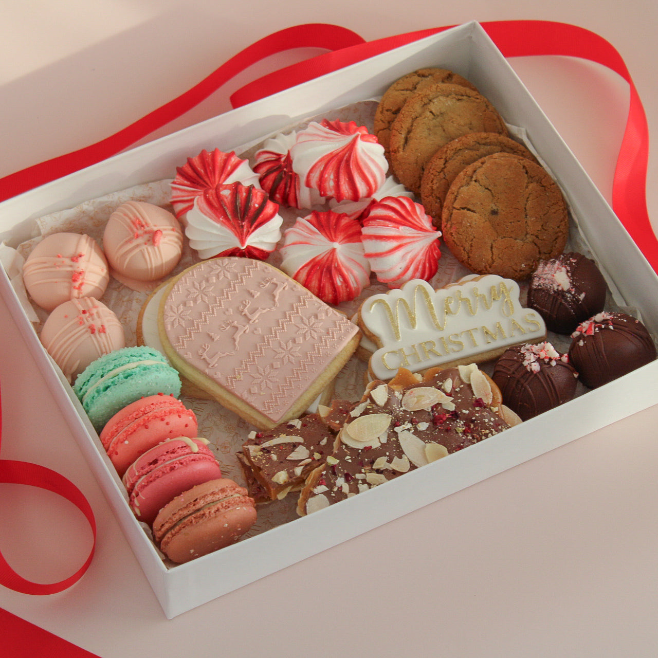 Large Holiday Cookie Box – Shop Wild Rose Cakes