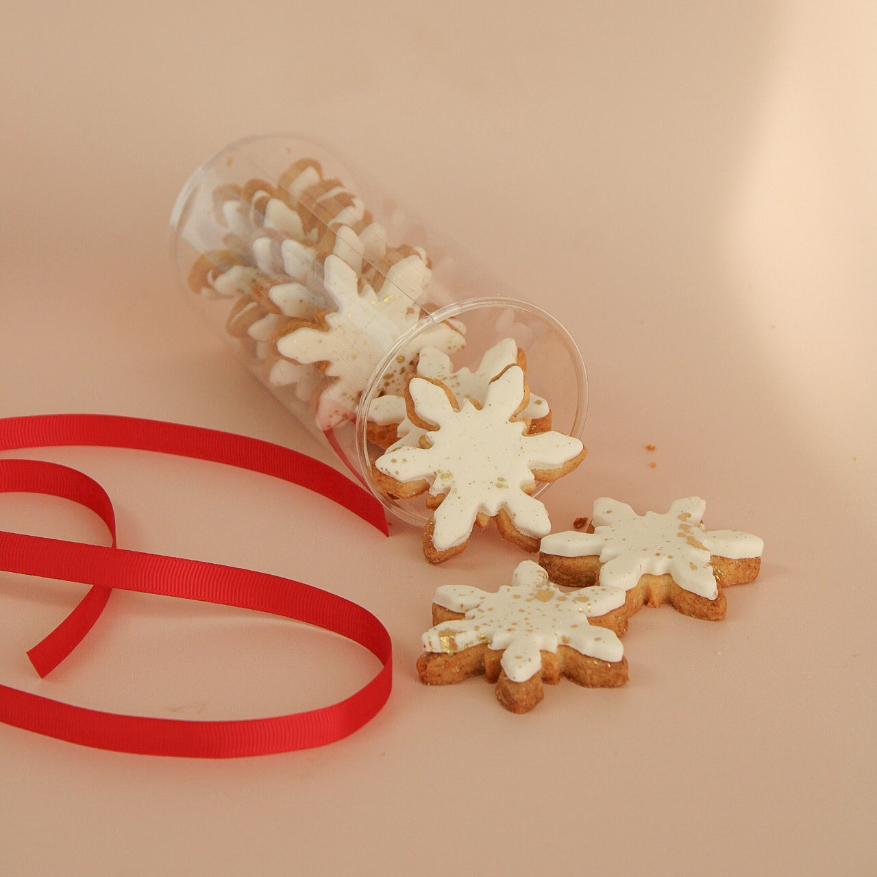 Snowflake Cookie Tube – Shop Wild Rose Cakes